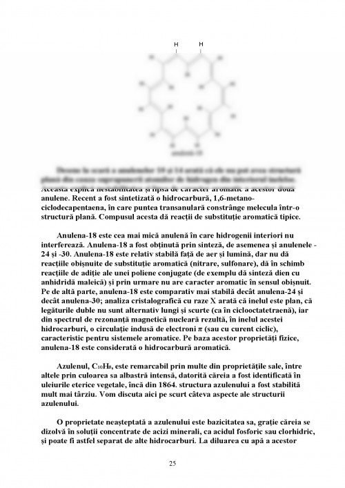 Referat: Structura benzenului și starea aromatică (#349013)