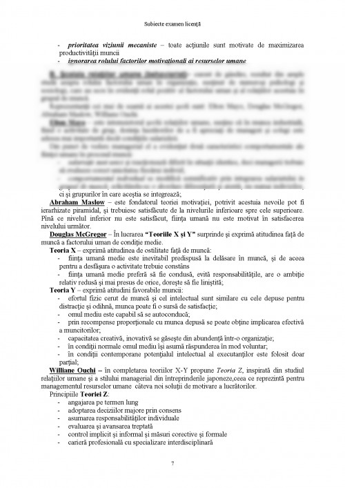 Curs: Tematică licență management (#349246)