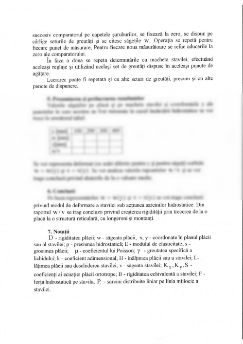 Laborator: Studiul săgeților stavilei plane (#349700)