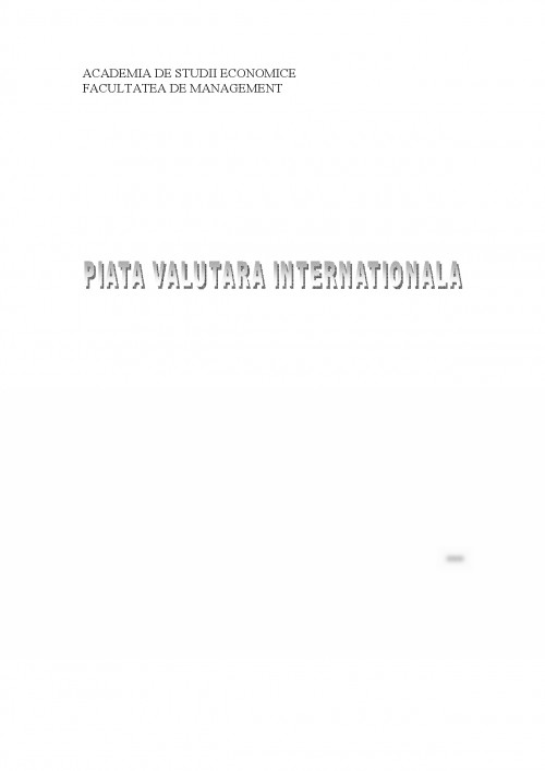 Referat: Piața valutară (#349739)