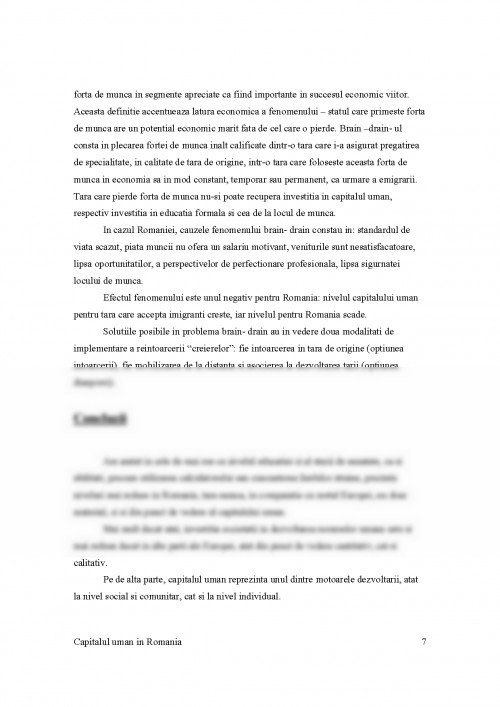 Referat: Capitalul Uman în România (#349751)