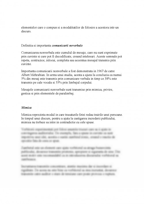 Referat: Comunicare Verbală și Nonverbală (#350255)