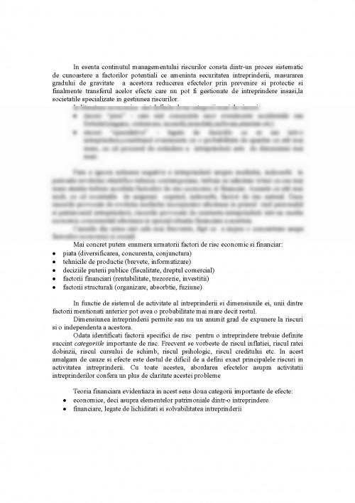 Referat: Managementul Riscului (#350300)