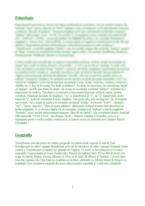 Referat: Voievodatul Transilvaniei (#350370)