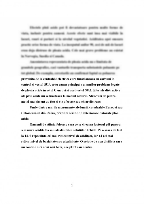 Referat: Ploaia acidă (#350406)
