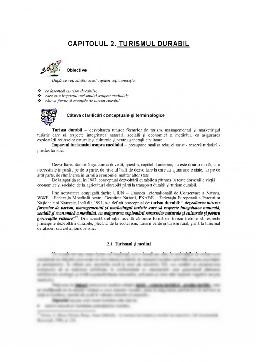 Curs: Turism Durabil (#350799)