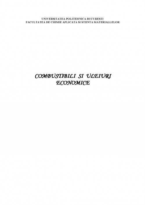 Referat: Combustibili și Uleiuri Economice (#351364)