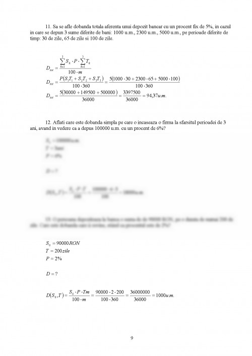 Referat: Matematici financiare - dobânda simplă (#351872)