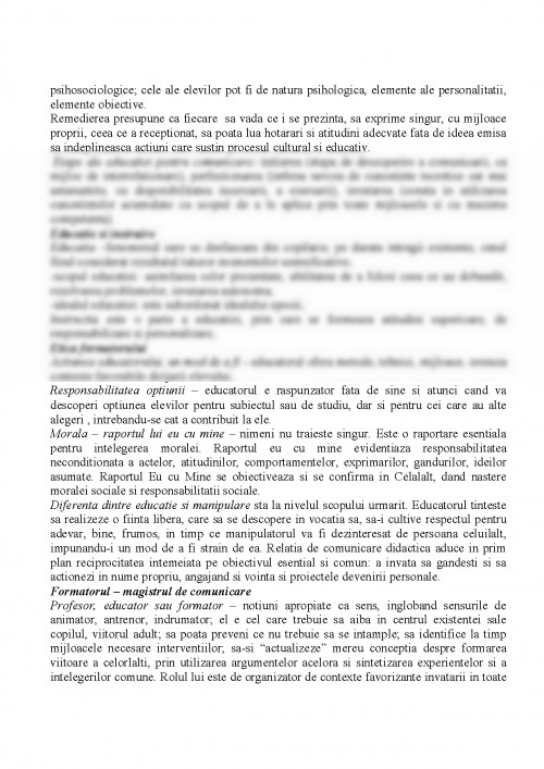 Referat: Pedagogia comunicării (#351892)