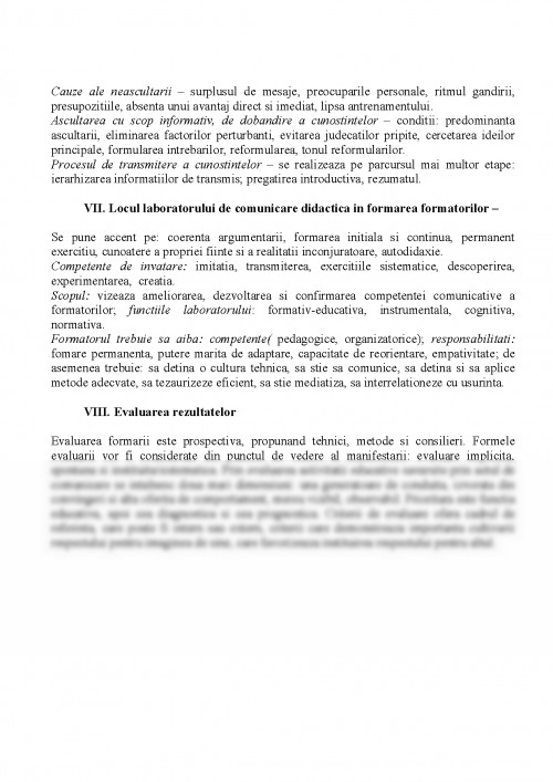 Referat: Pedagogia comunicării (#351892)