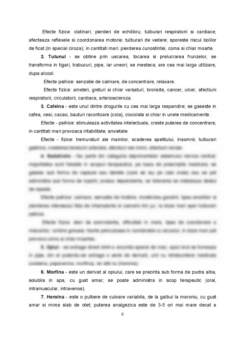 Referat: Pericolul Consumului de Droguri (#352333)