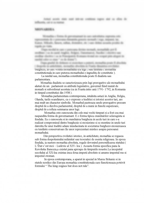 Referat: Forme de Guvernare (#352557)