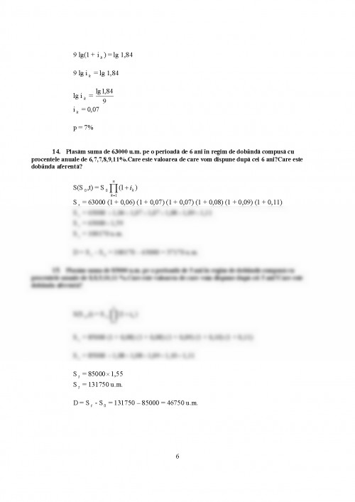 Referat: Matematică financiară - dobânda compusă (#352812)