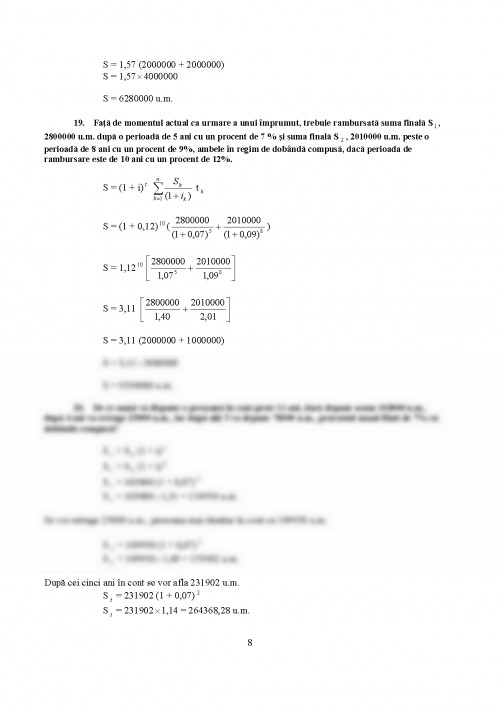 Referat: Matematică financiară - dobânda compusă (#352812)