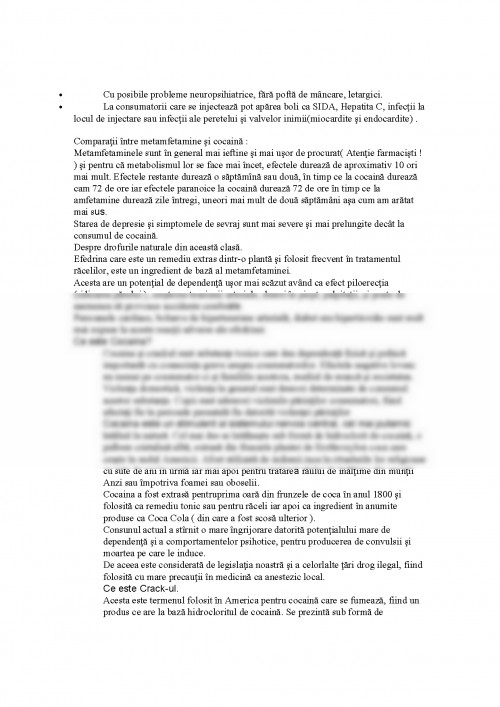 Referat: Semnele și Simptomele Consumului de Droguri (#352824)