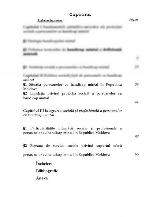 Referat: Handicapul Mintal (#353011)