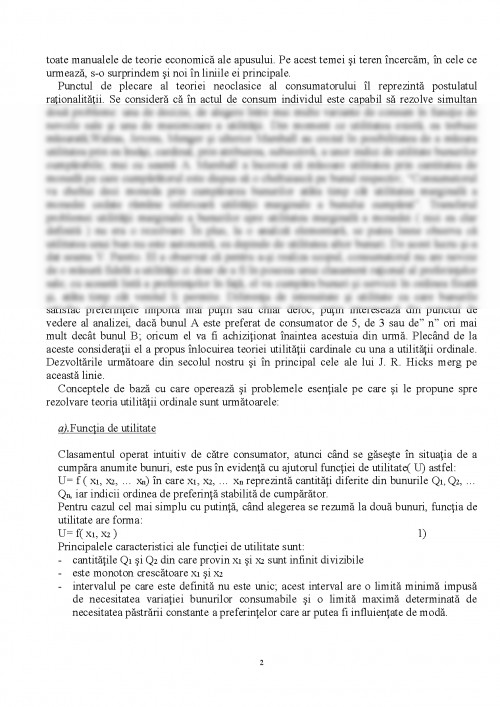 Referat: Consumul și Consumatorul în Teoria Economică (#353890)