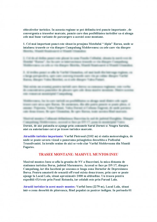 Referat: Tipuri de turism practicate în Bucovina (#353973)