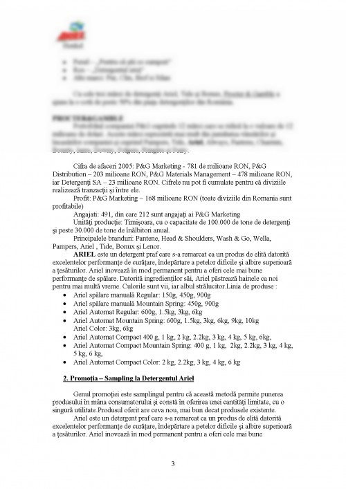 Referat: Sampling Ariel (#355609)