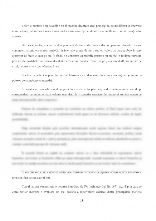 Referat: Piața valutară, componentă a pieței financiare (#357498)