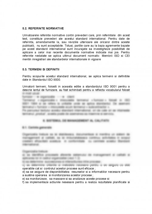 Referat: Sistemul de management al calității (#357999)