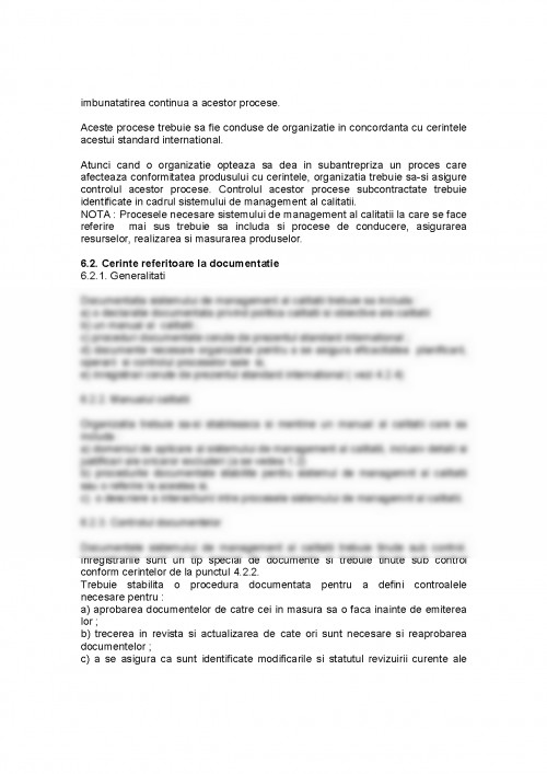 Referat: Sistemul de management al calității (#357999)