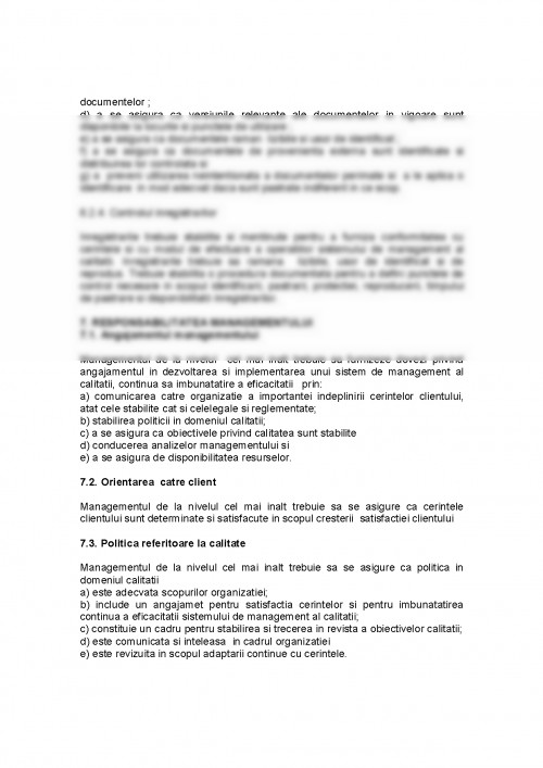 Referat: Sistemul de management al calității (#357999)