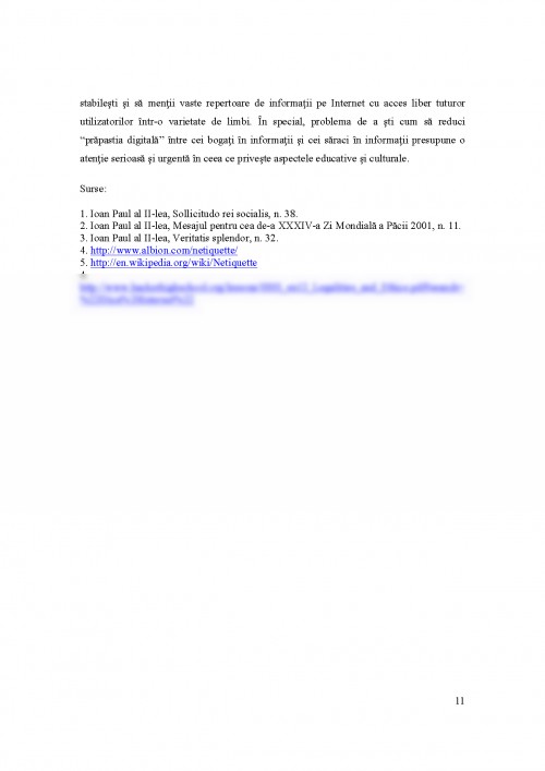 Referat: Etică pe internet - netiquette (#358185)
