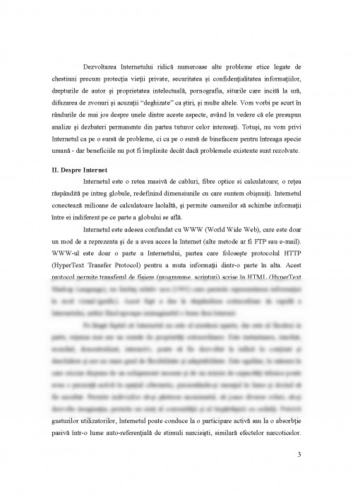 Referat: Etică pe internet - netiquette (#358185)