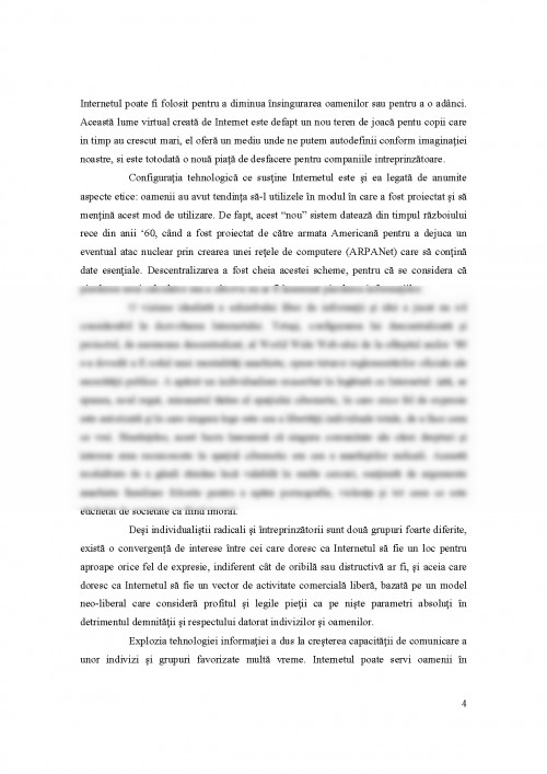 Referat: Etică pe internet - netiquette (#358185)