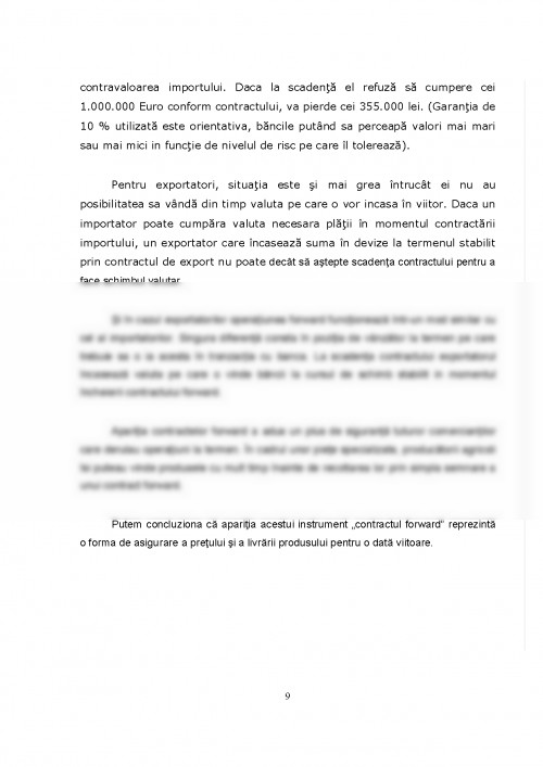 Referat: Contractul Forward (#359628)