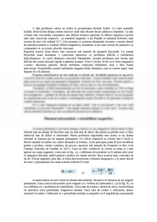 Referat: Originile câmpului magnetic terestru (#359800)