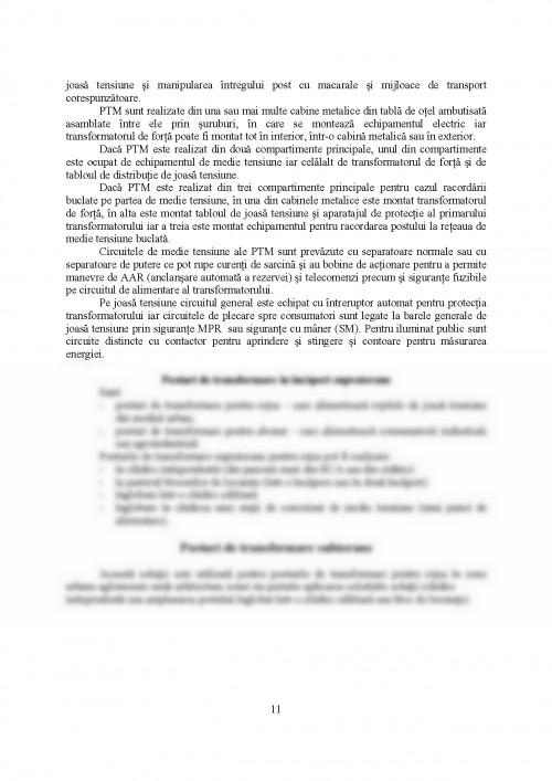 Curs: Stații și Posturi de Transformare (#359951)