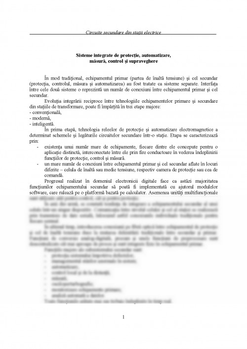 Curs: Stații și Posturi de Transformare (#359951)