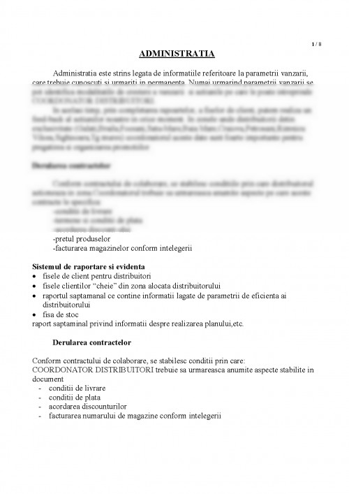 Referat: Management Coordonatori Distribuitori (#360796)