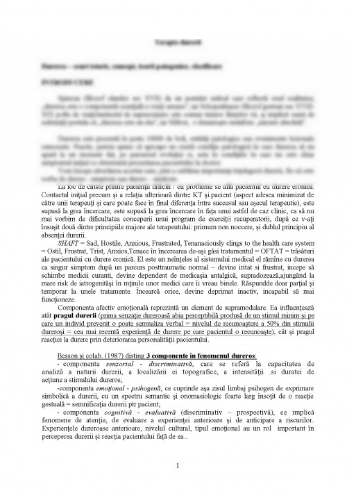Curs: Terapia Durerii (#360905)