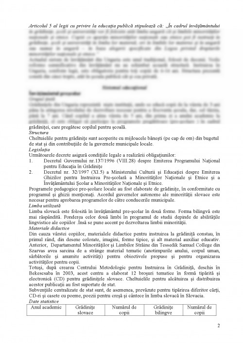 Referat: Integrarea minorităților naționale prin politicile ...