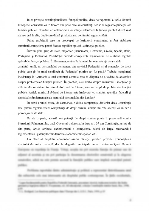 Referat: Funcția publică în Franța și Germania (#361490)