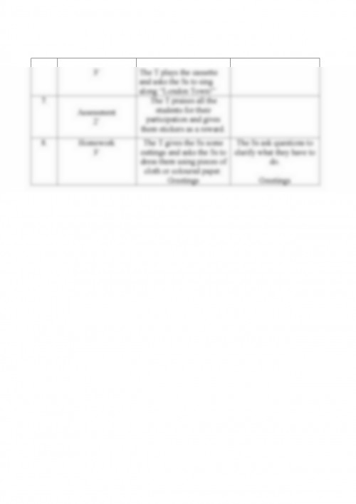 Referat: Lesson Plan - Modular Revision and Assessment (#361814)