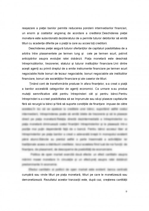 Referat: Piața Monetară în România (#362685)