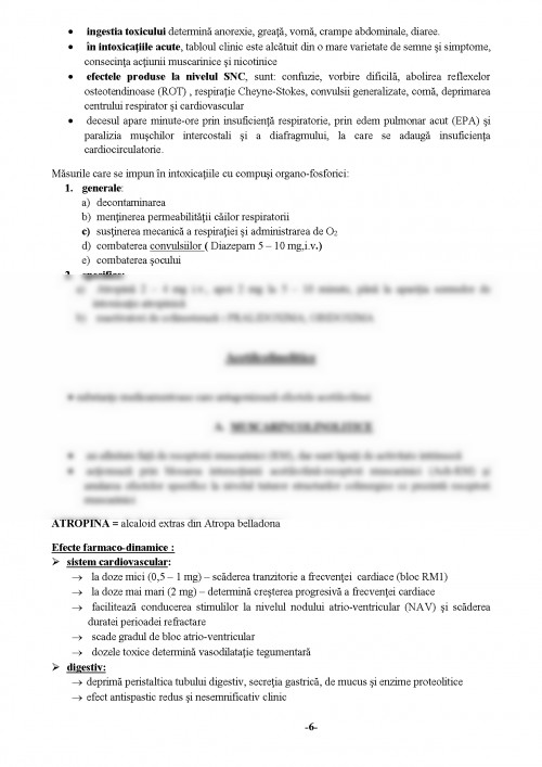 Curs: Farmacologie Curs 2 - Farmacologia Sistemului Nervos Parasimpatic ...