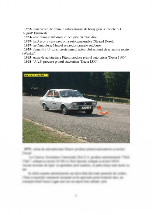 Referat: Evoluția automobilului (#363567)