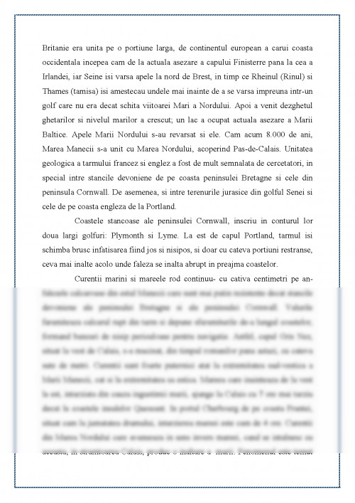 Referat: Marea Mânecii (#363581)