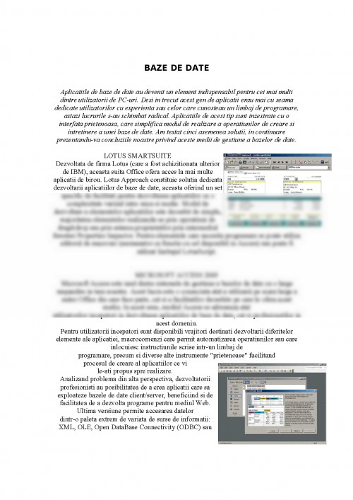 Referat: Baze de Date (#363619)