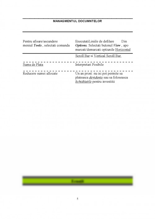 Referat: Managementul Documentelor în Word (#363742)