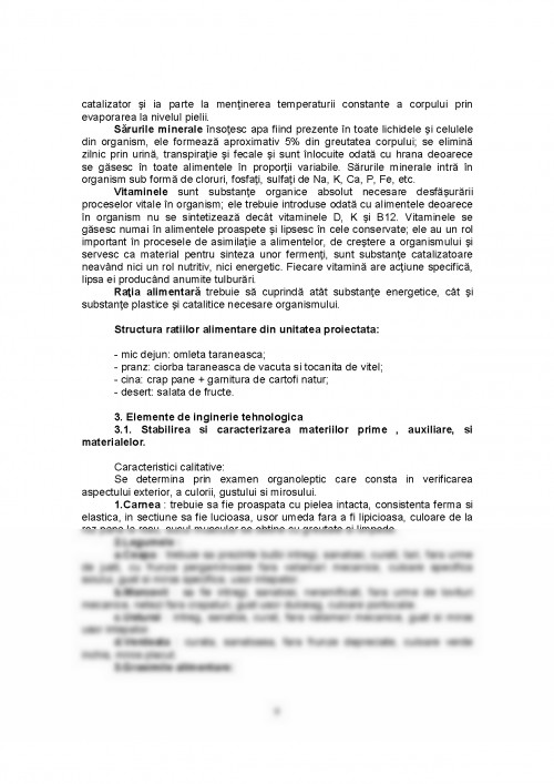 Referat: Unitate de alimentație publică cu specific tradițional ...