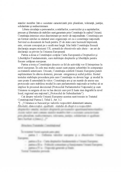 Referat: Tratate Fundamentale și Tratatul Constituțional (#364460)