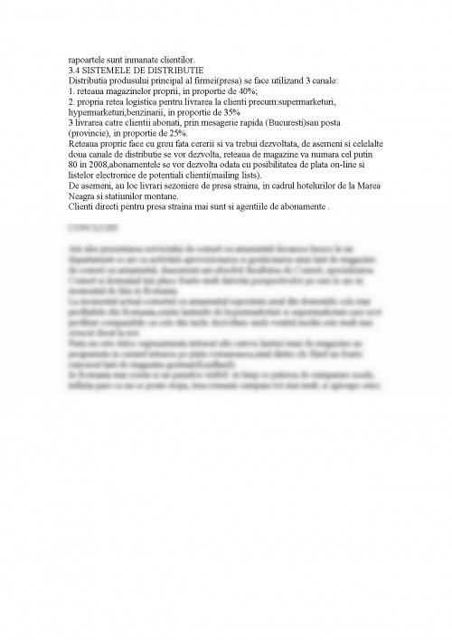 Referat: Exemplu Plan de Marketing (#364765)