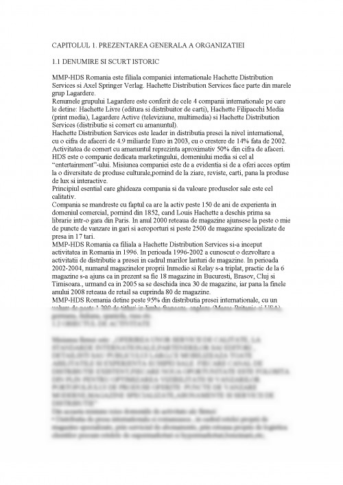 Referat: Exemplu Plan de Marketing (#364765)