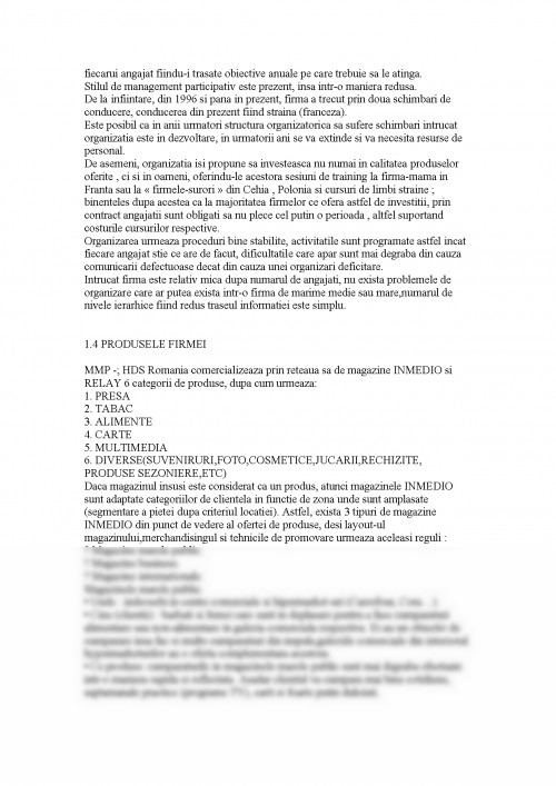 Referat: Exemplu Plan de Marketing (#364765)